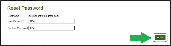 Resetting Student Passwords