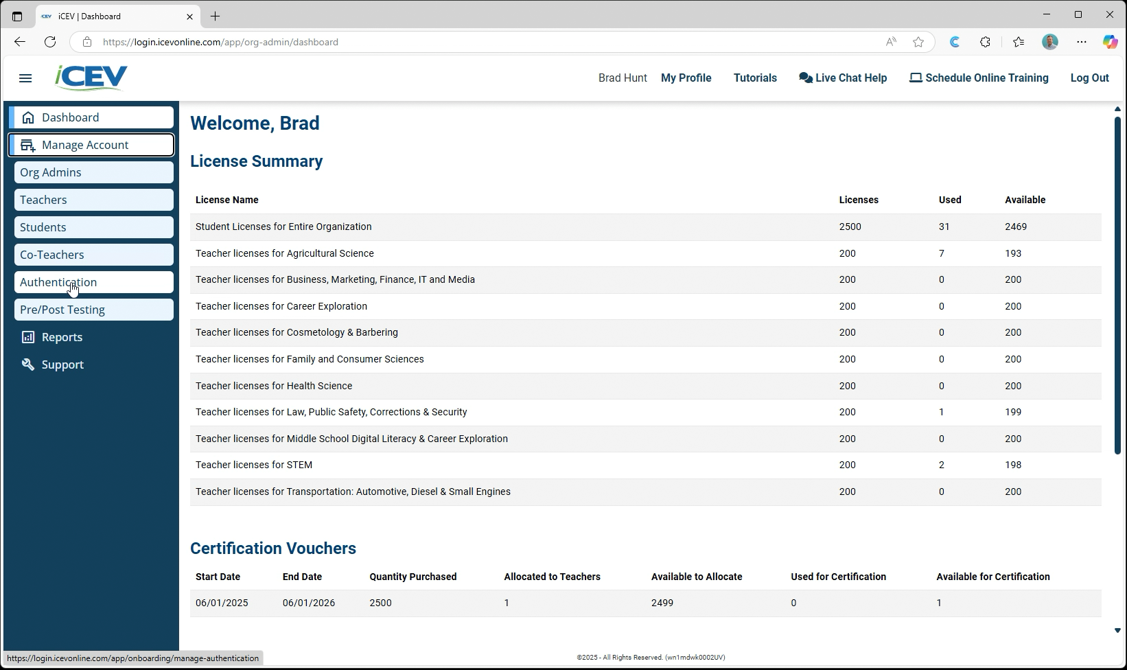 Org Admin: Managing Password Complexity