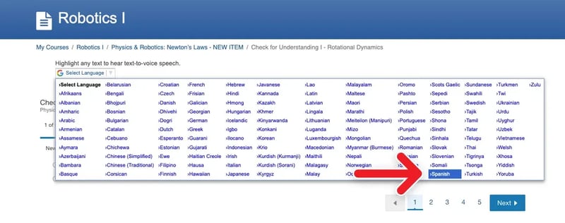 Translating Interactive Assignments