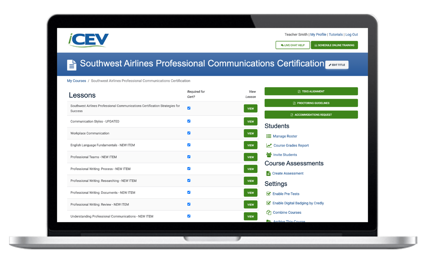 Hosted Certification Information Request