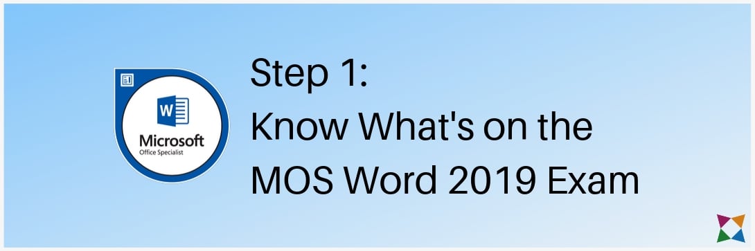 3 Steps to Prep Your Students for the MOS Word 2019 Exam